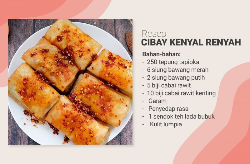 Resep Cibay Kenyal Renyah Tepung Tapioka - PT. HARSINDO