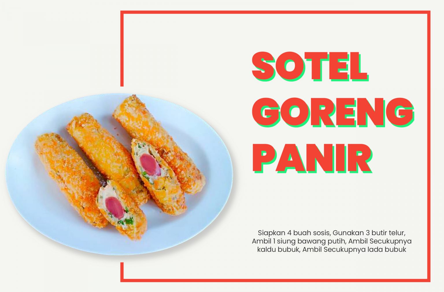 Resep Sostel goreng panir - PT. HARSINDO OETAMA PERKASA